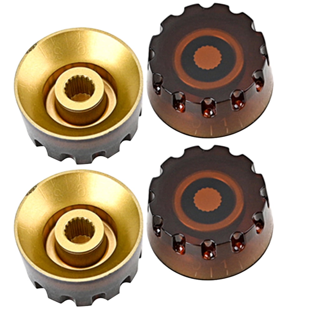Guitar Tuning Tone Buttons Bass Control Knobs 4 Pcs Sintetizador ...