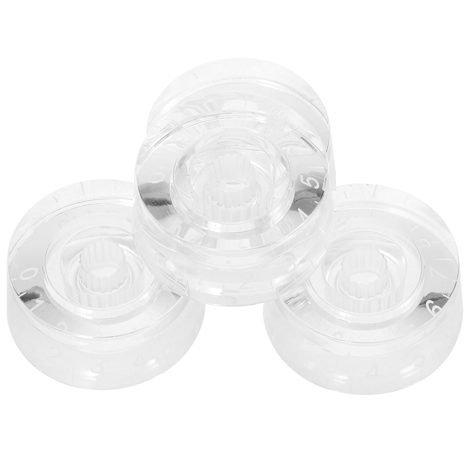 Guitar Volume Button Lp Electric Acrylic Knob Transparent (15)*4pcs ...