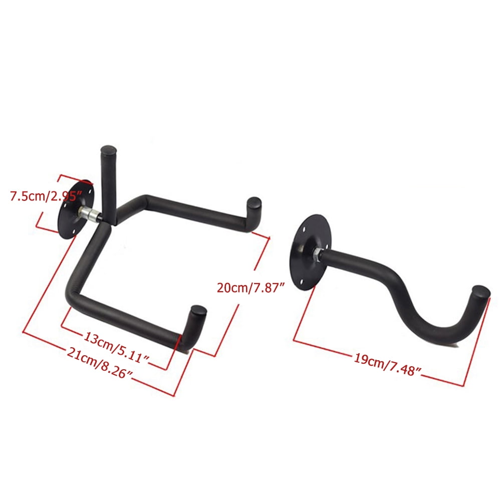 Guitar Wall Mount Acoustic Electric Classical Guitar Wall Hanger Slat ...