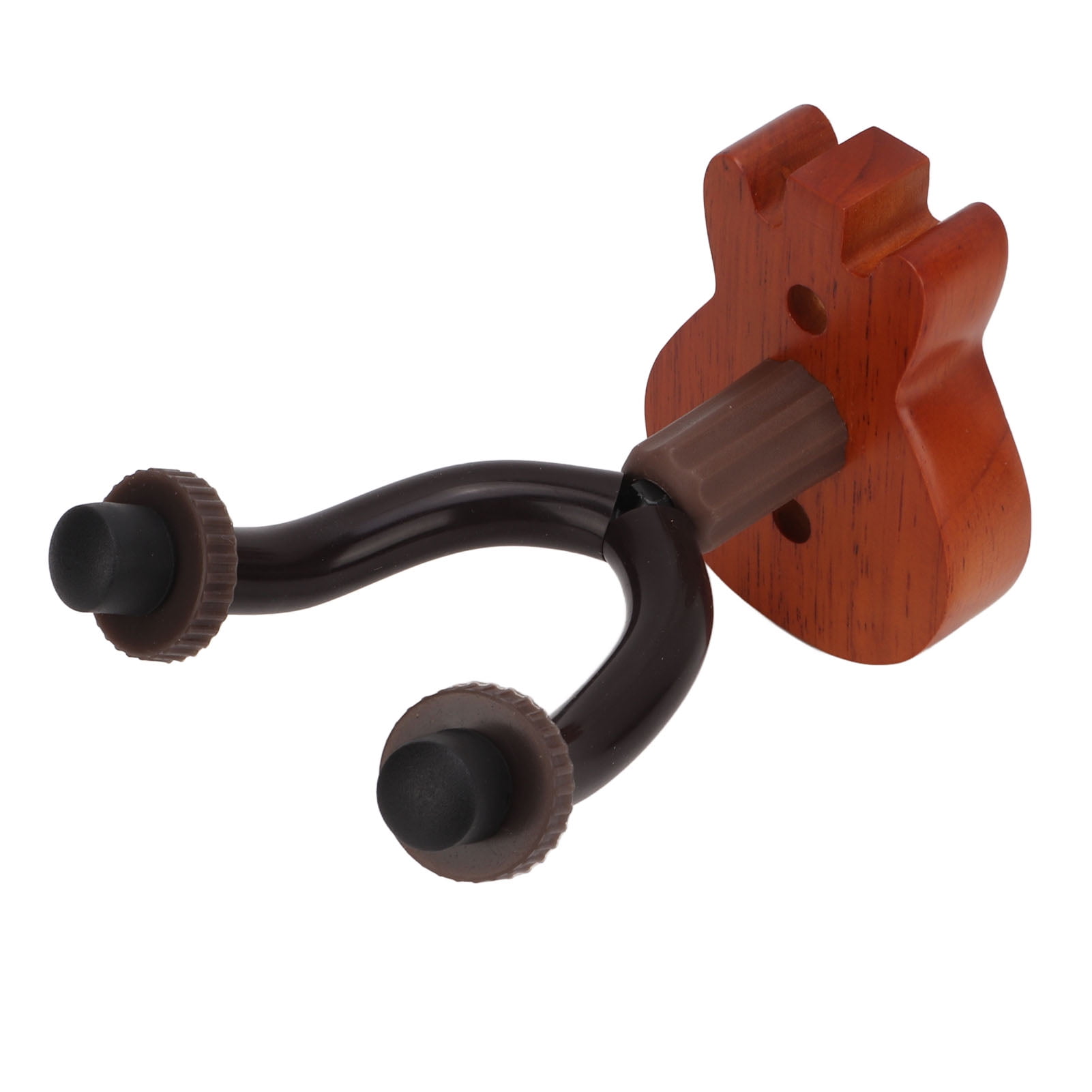 Guitar Wall Mount Bracket Beech Metal Vintage Brown Guitars Hook Holder ...