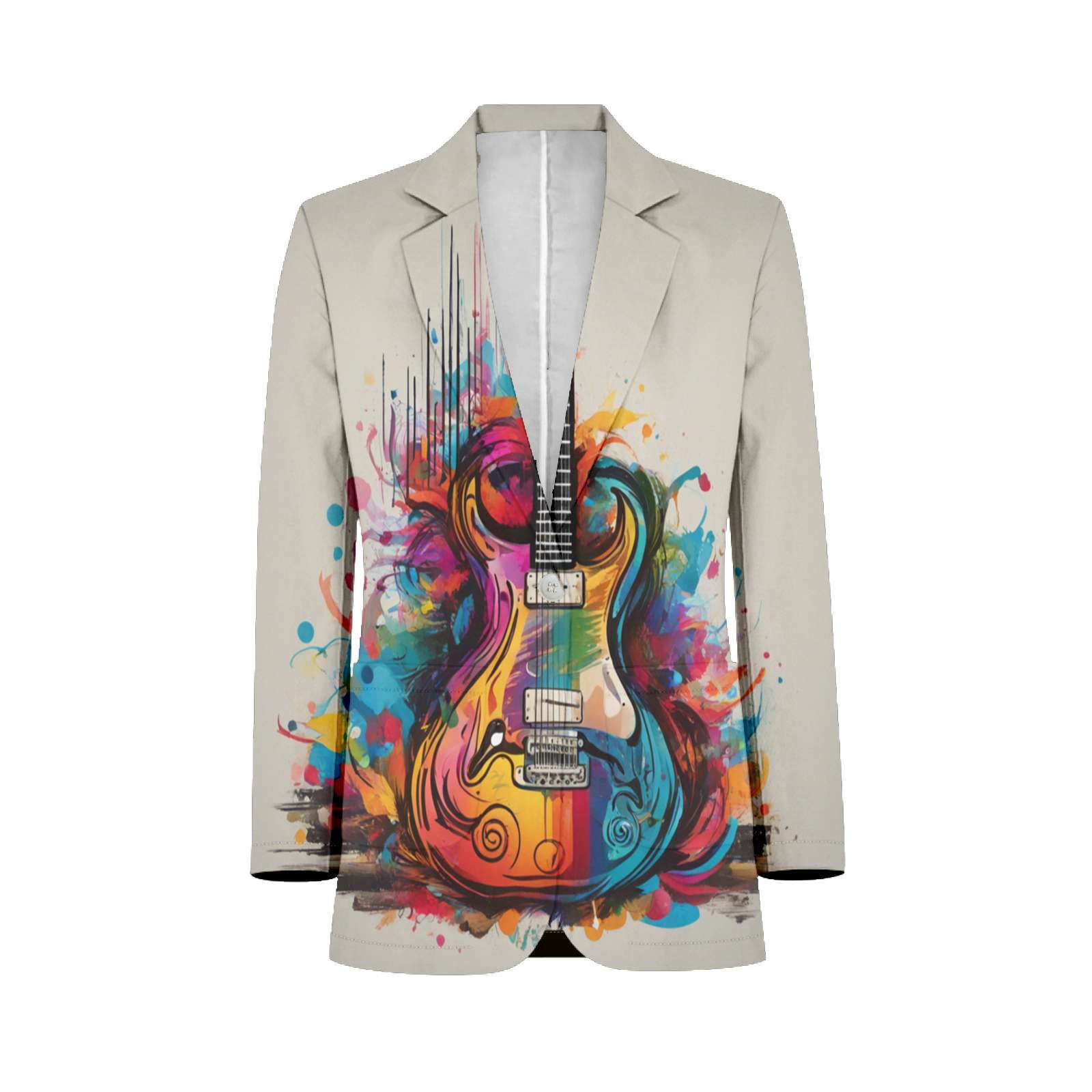 Guitar Wings Melody Of Music Customized Men's Suits full man Shawl ...