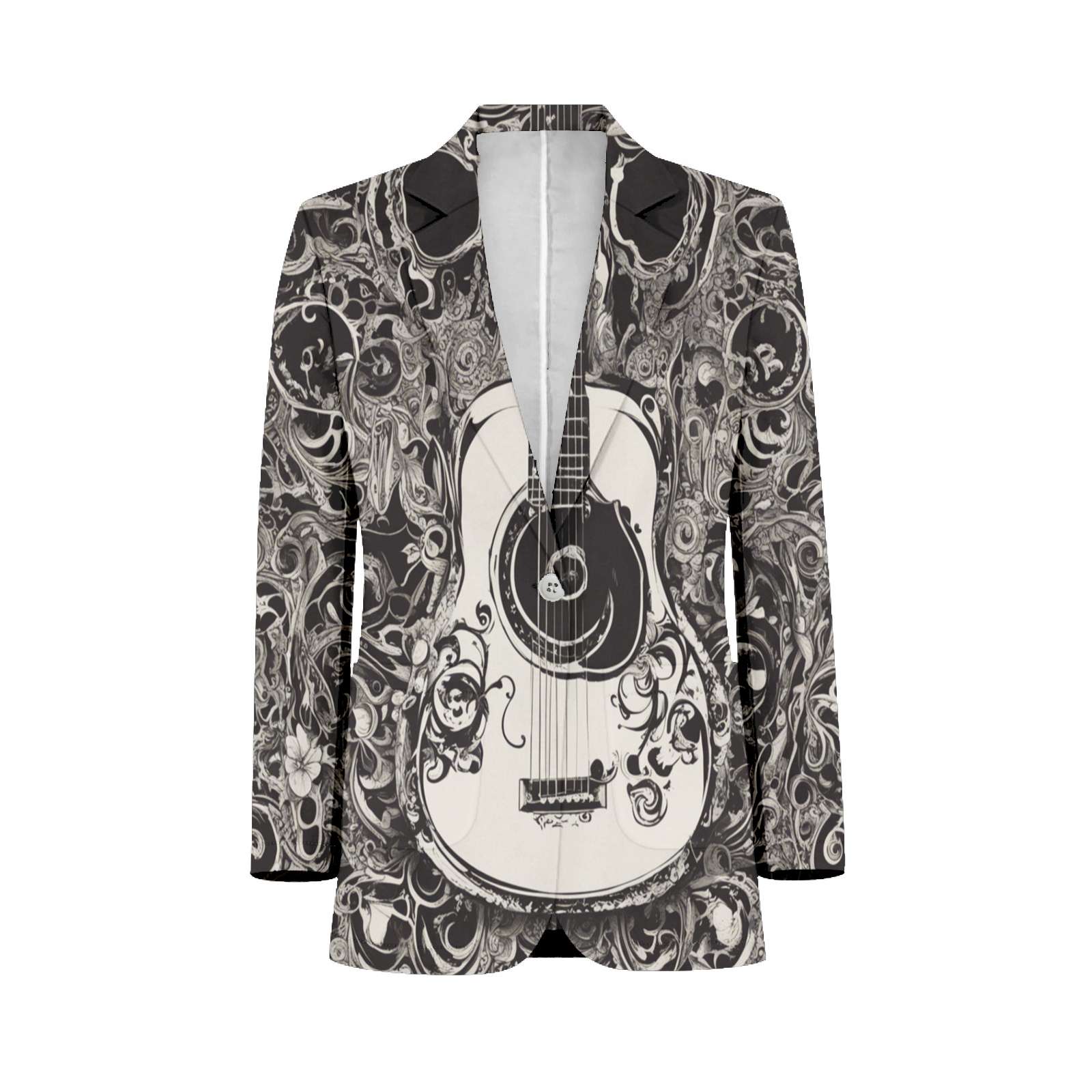 Guitar Wings Melody Of Music Customized Men's Suits full man Shawl ...