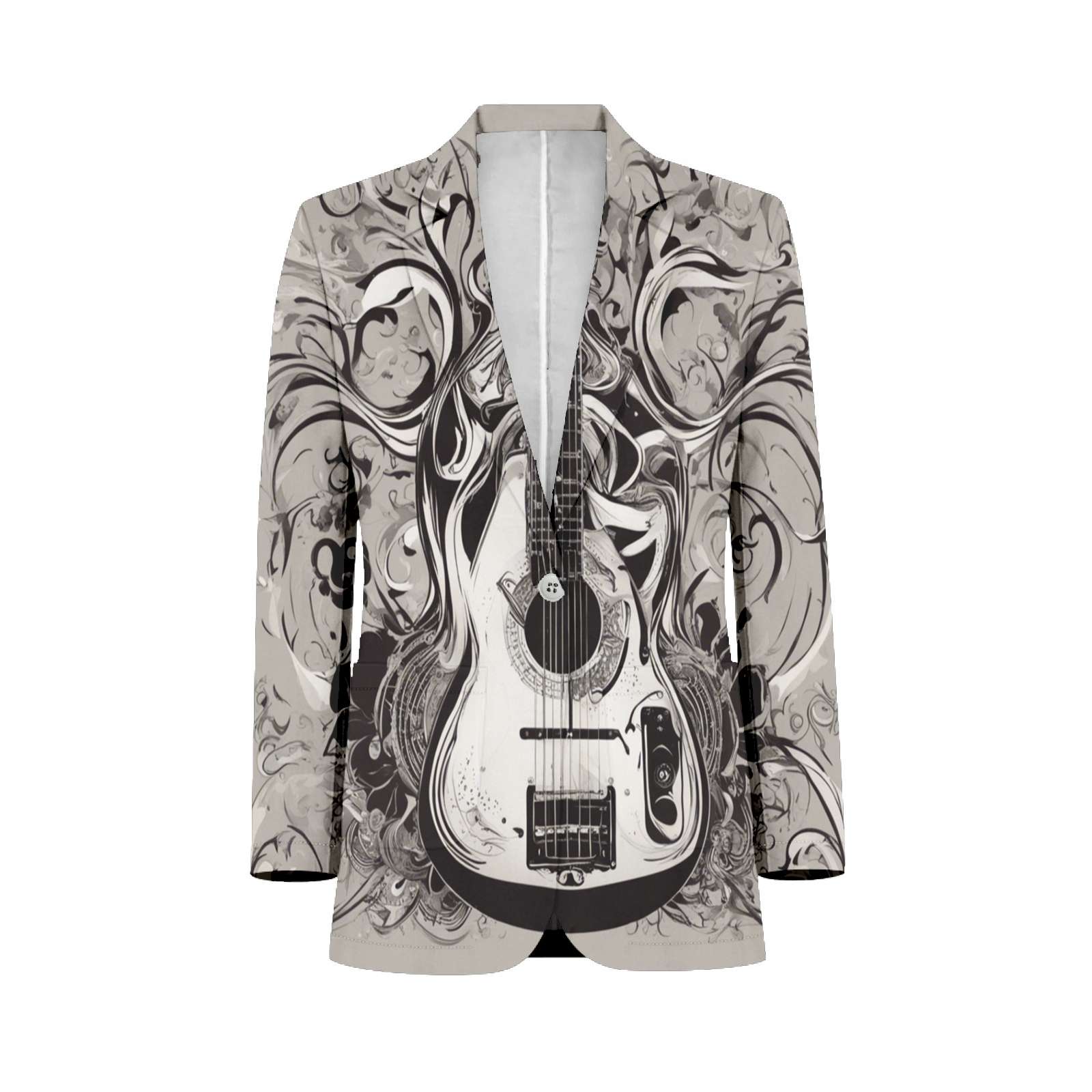 Guitar Wings Melody Of Music Customized Men's Suits full man Shawl ...