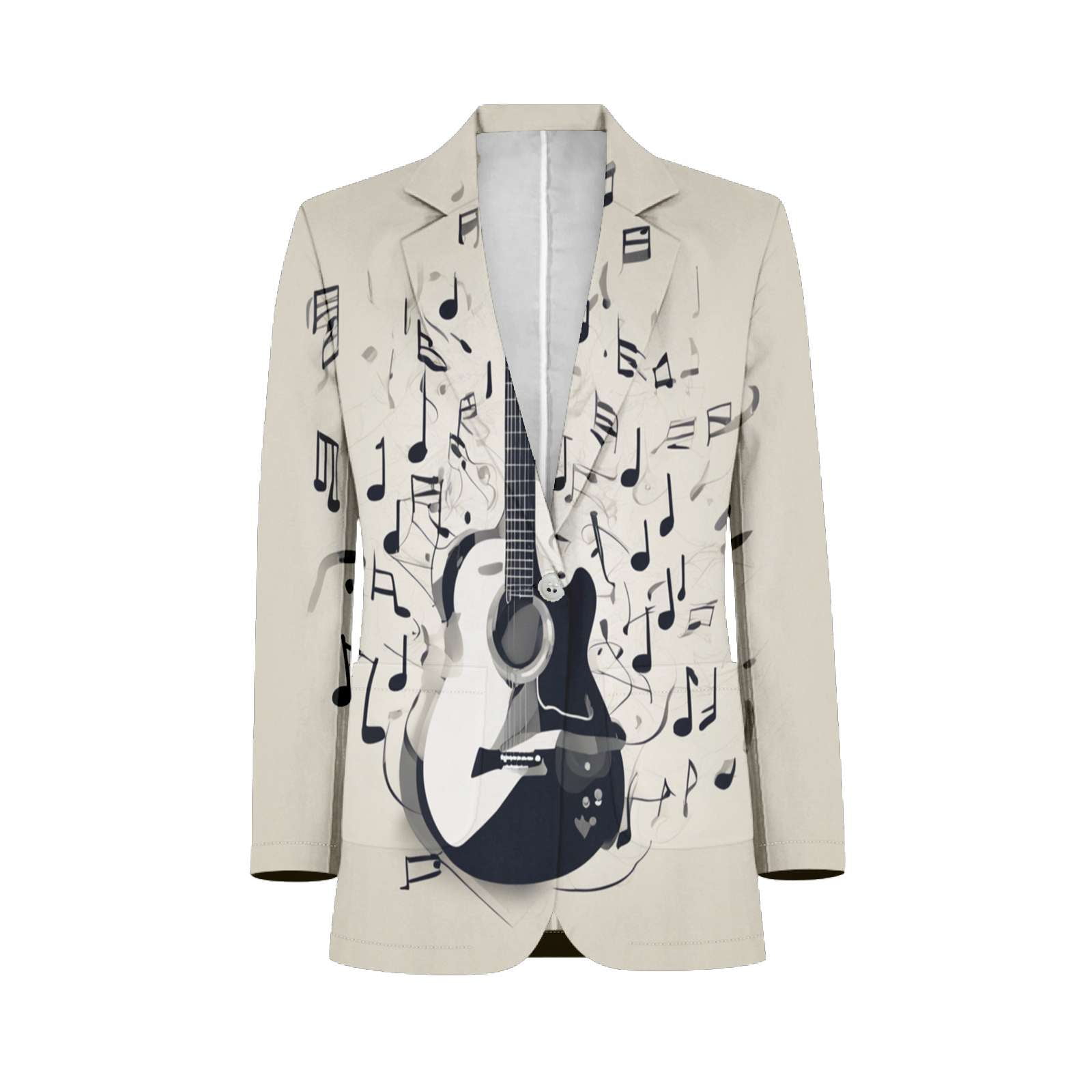 Guitar Wings Melody Of Music Customized Men's Suits full man Shawl ...