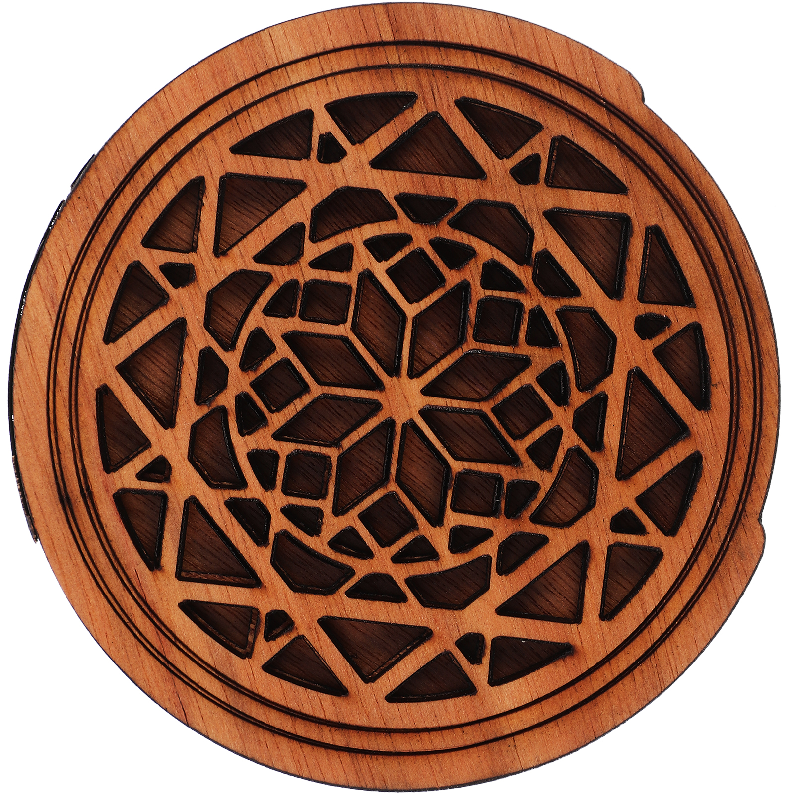 Guitar Wood Soundhole Cover 2pcs Feedback Buffer Acoustic Sound Reducer ...