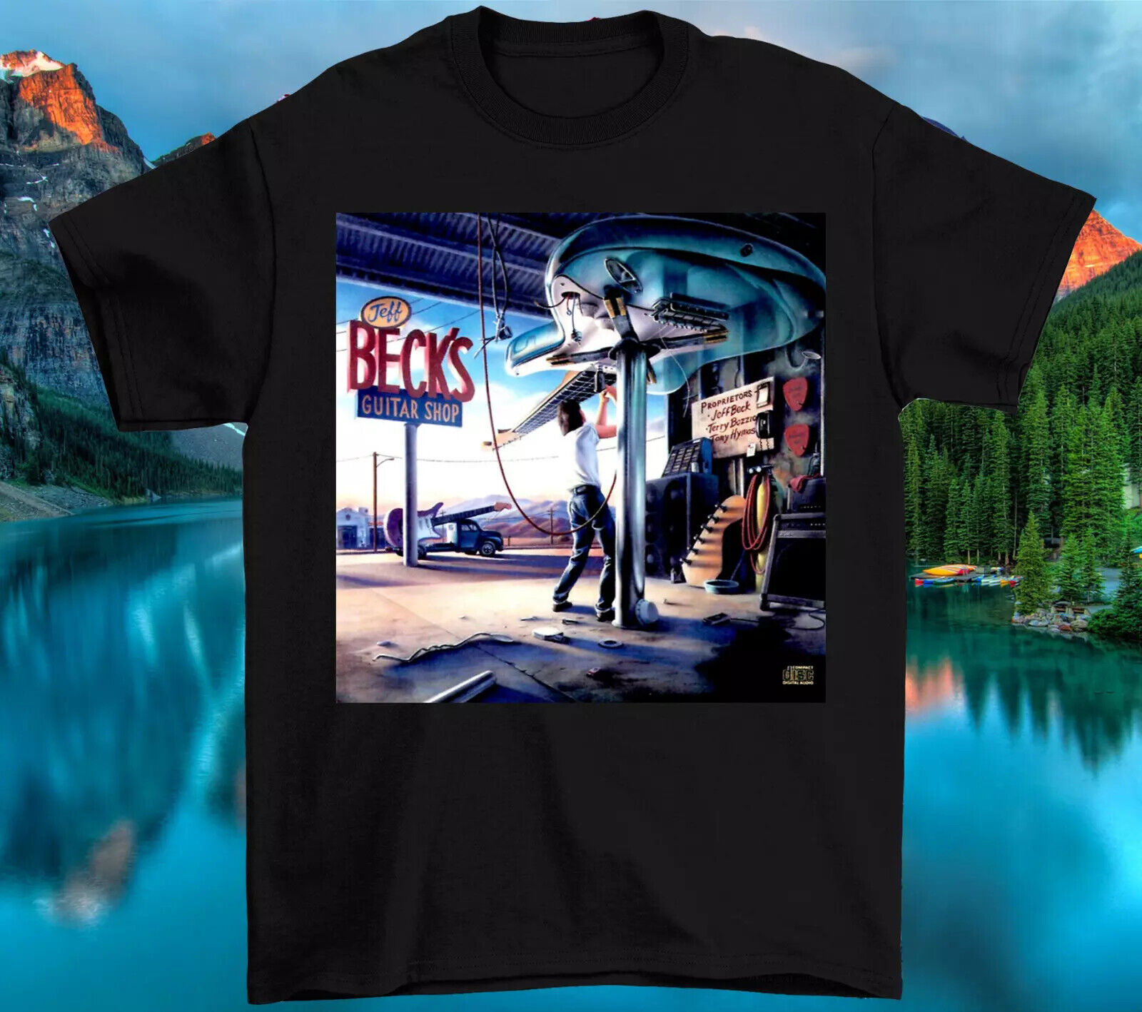 Guitarist Jeff Beck Singer Guitar T Shirt S-4XL Signature Short Sleeve ...