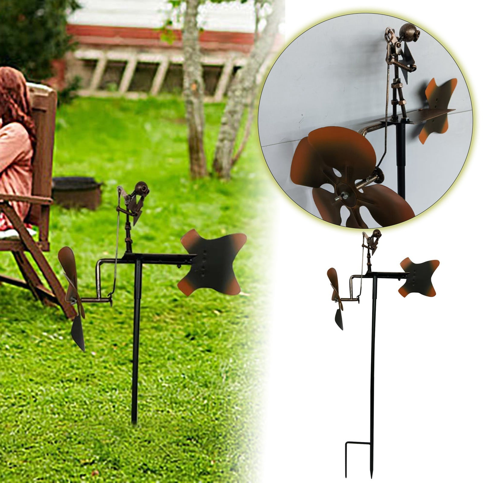 Guitarist Wind Sculptures & Spinners, Creative Kinetic Sculpture ...