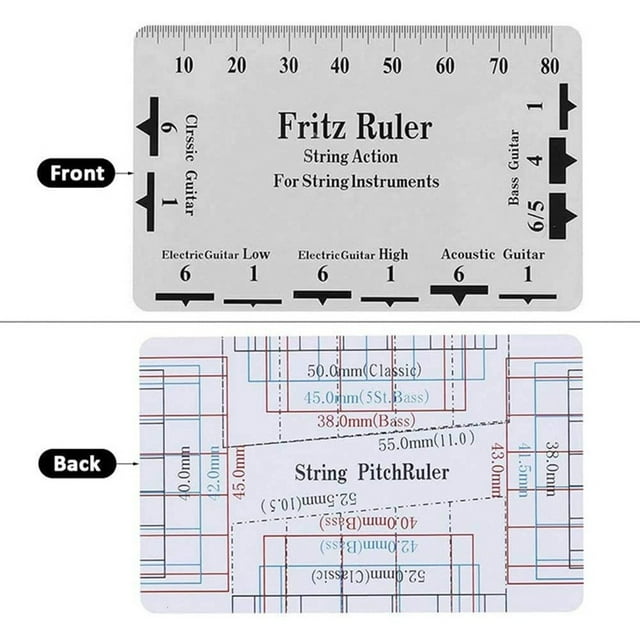 Guitarra String Meter Ruler Guitar Measuring Ruler Pvc Gauge String ... Guitarra String Meter Ruler Guitar Measuring Ruler Pvc Gauge String ...