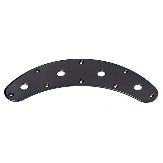 Guitars Bass Guitar Bass Control Plate Arch Curved Control Plate Loaded ...
