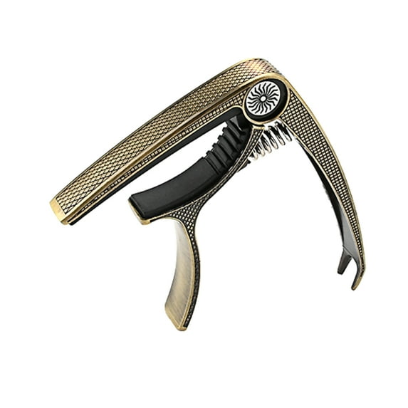 Milisten Guitar Acoustic Capo Metal Tone Modified Clamp Brown 1Pack 3 ...
