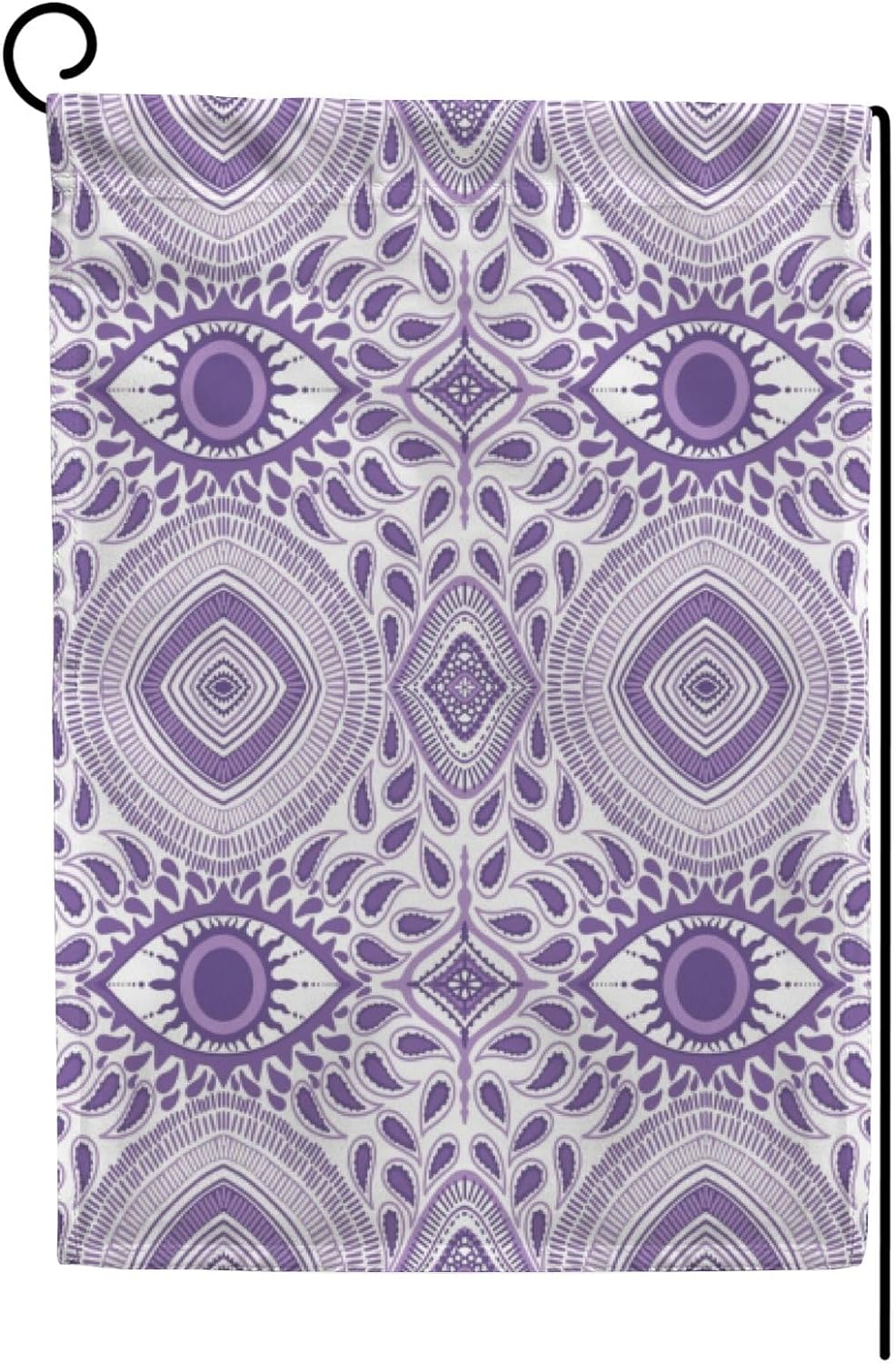 Guitong Garden Flags Abstract Symbols Purple Evil Eyes Yard Flag for ...
