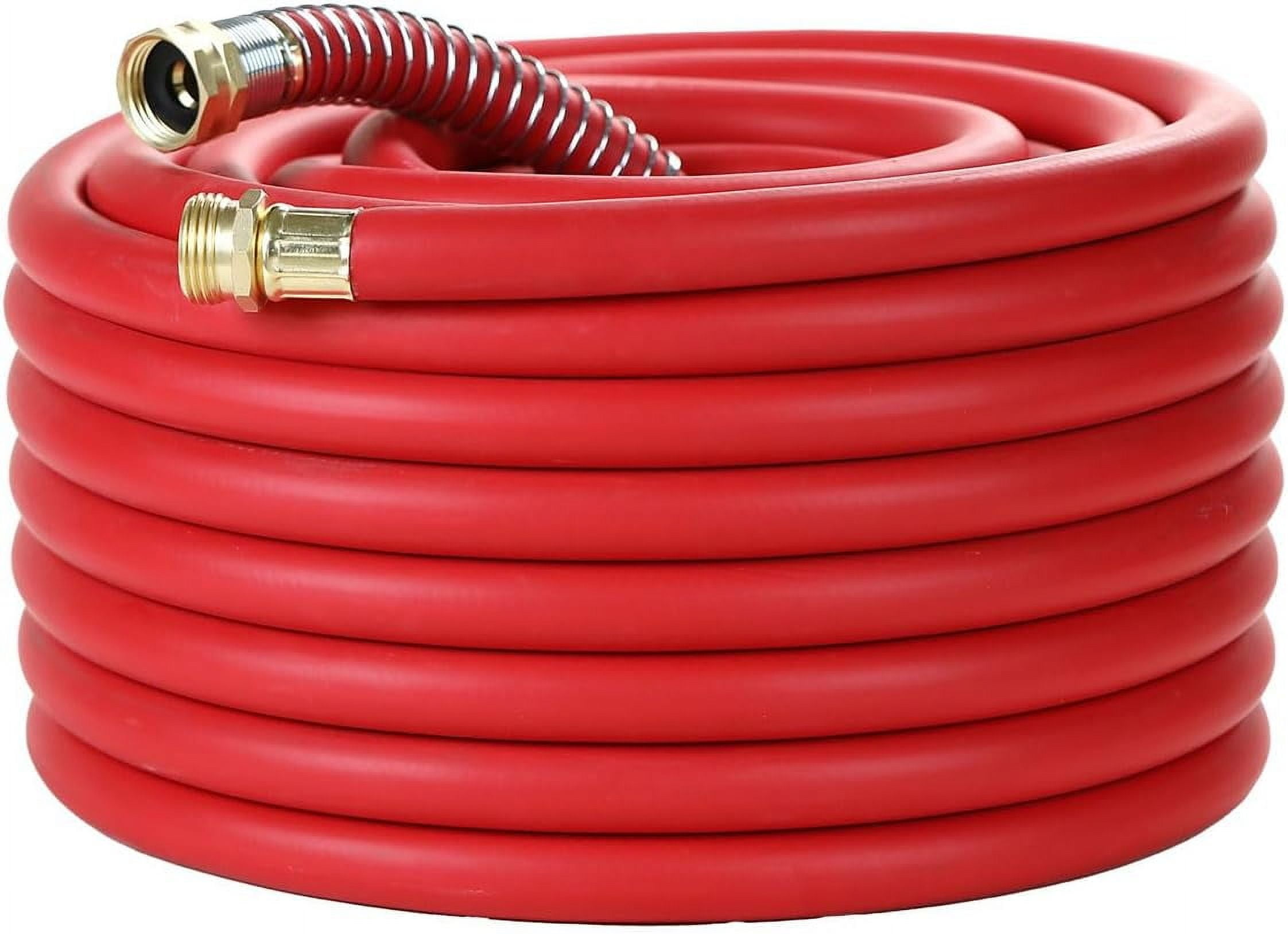 Guitrees 75FT 5/8 Heavy Duty Rubber Garden Hose - 200psi Working ...
