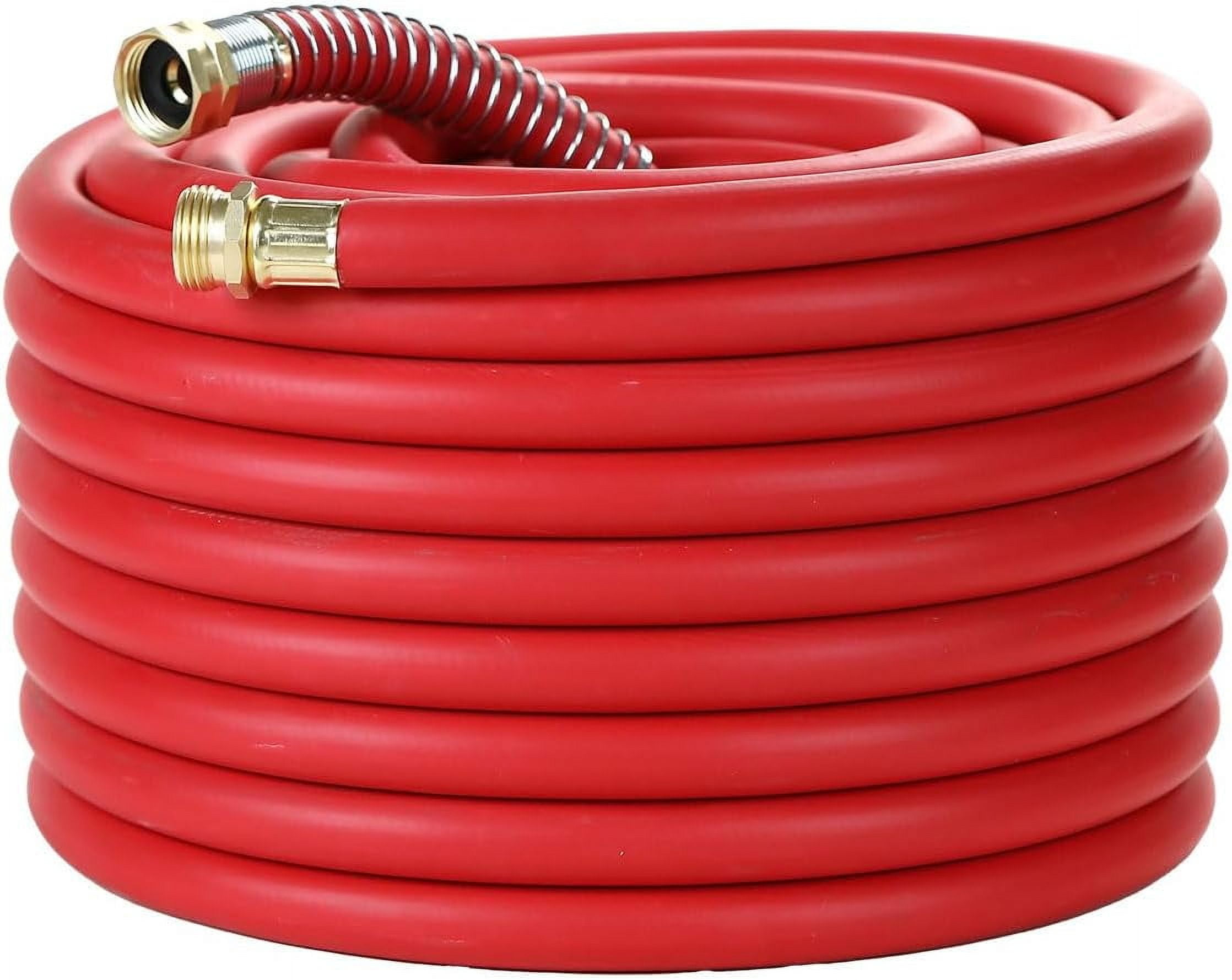 Guitrees 90FT 5/8 Heavy Duty Rubber Garden Hose - 200psi Working ...