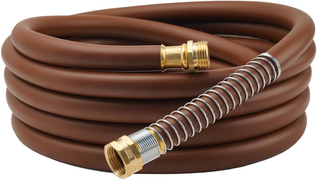 Guitrees Garden Hose 25FT x 5/8", Heavy Duty Rubber Hose, Water Hose ...