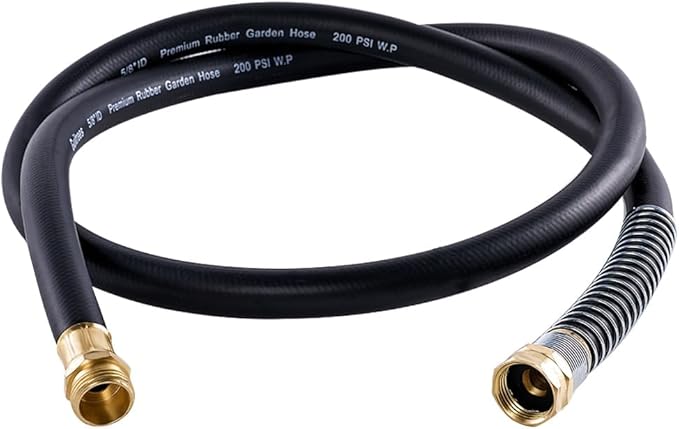 Guitrees Leader Garden Hose 5ft x 5/8", Heavy Duty Short Water Hose ...