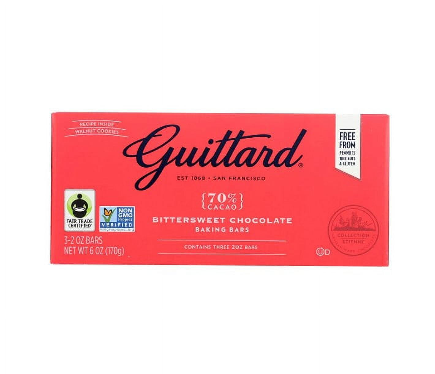 Guittard 70% Cacao - BitterSweet Chocolate Baking Bars, 6 Ounces - Pack ...