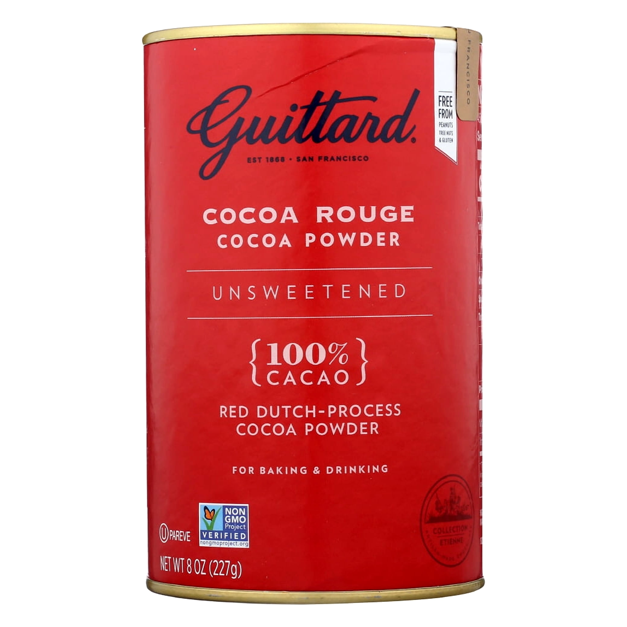 Guittard, Grand Cacao Drinking Chocolate Powder, 8 Oz, Sweet Ground ...