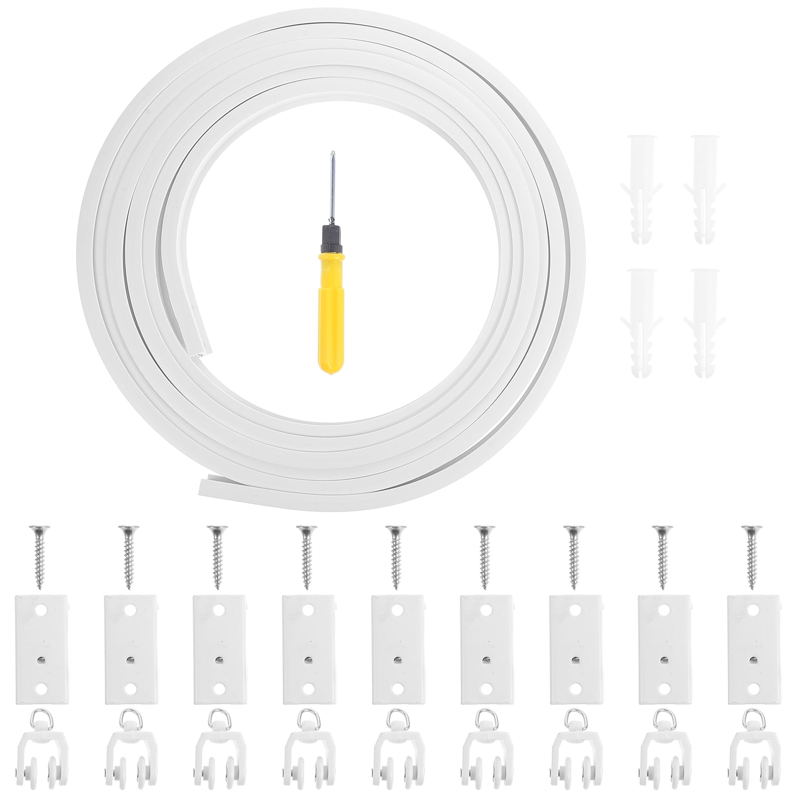 Guiyong 1 Set of Household Curtain Track Flexible Curtain Slider Track ...