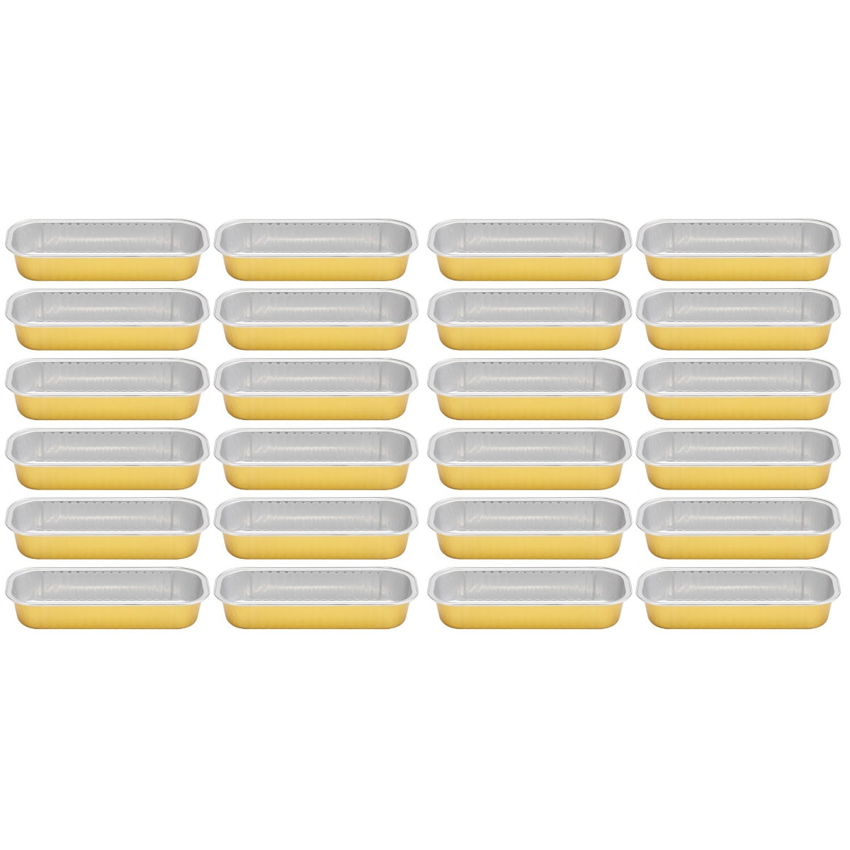 Guiyong 40 pcs Tin Foil Boxes Empty Tin Foil Boxes Tin Foil Oyster ...