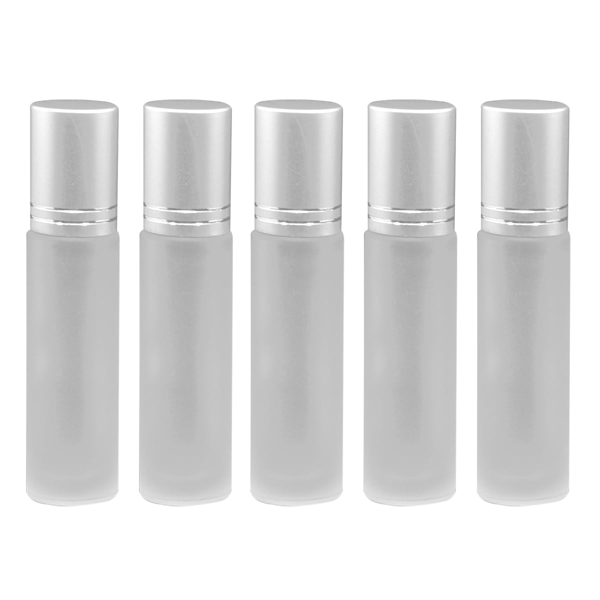 Guiyong 5Pcs Frosted Glass Aromatherapy Roll On Bottles Essential Oil ...