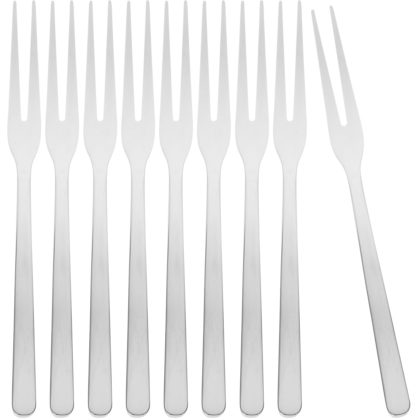 Guiyong 8pcs Small Forks Dessert Forks Stainless Steel Forks for ...