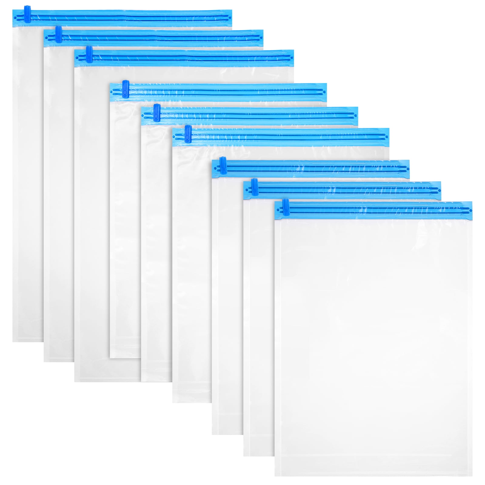 Guiyong 9 Pcs Compression Bags Space Saver Bags Manual Vacuum Storage ...