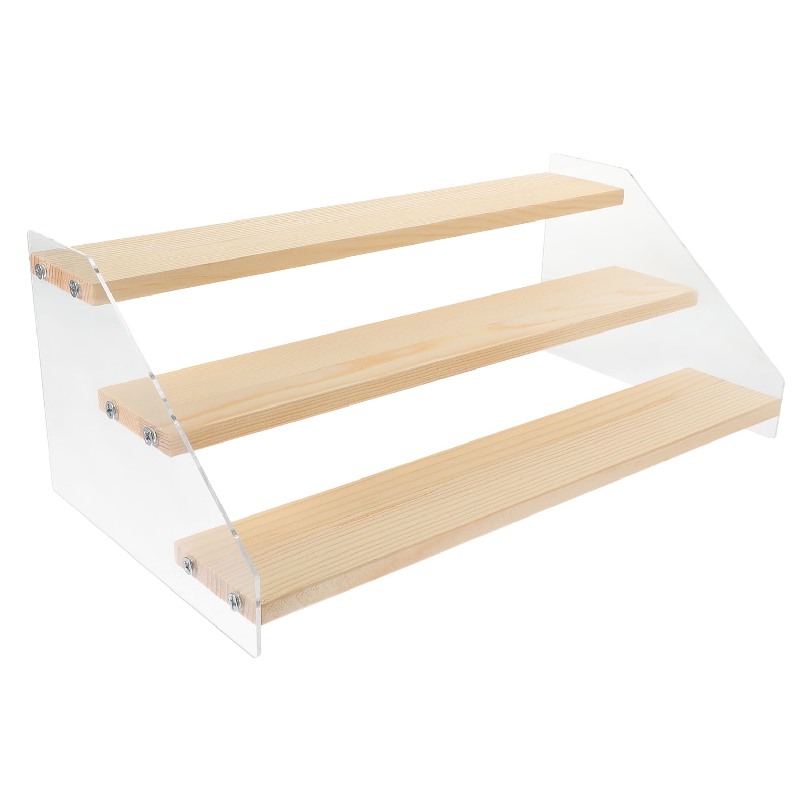 Guiyong Desktop Riser Display Stand Tiered Wooden Display Stand ...