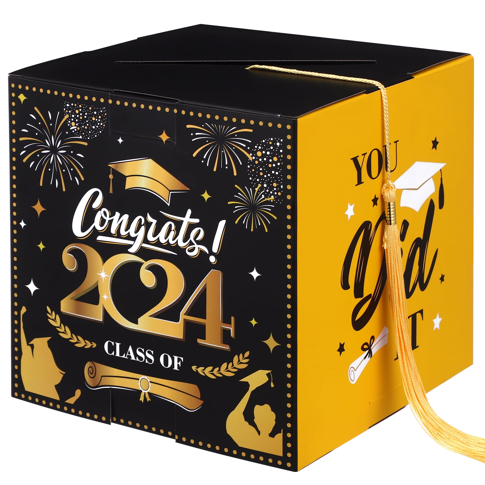 Graduation Card Box 2024 Congrats Grad Card Box 2024 Graduation Card ...