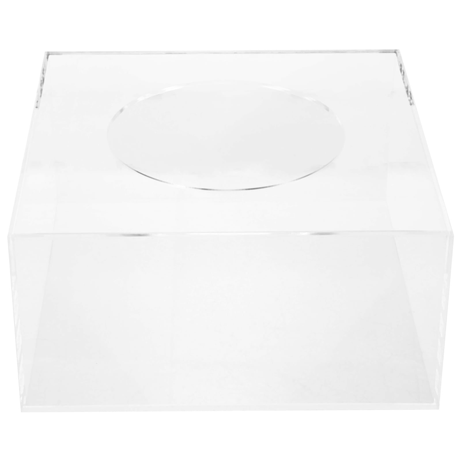 Guiyong Refillable Clear Cake Riser Box Cylinder Acrylic Display Case ...