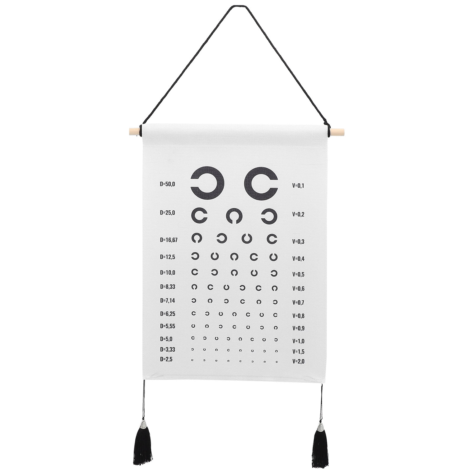 Guiyong Visual Testing Chart Visual Eye Test Chart Kids Classroom ...