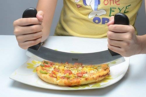 Gujline Stainless Steel Jumbo Cutter Heavy Duty for Pizza Sandwich ...