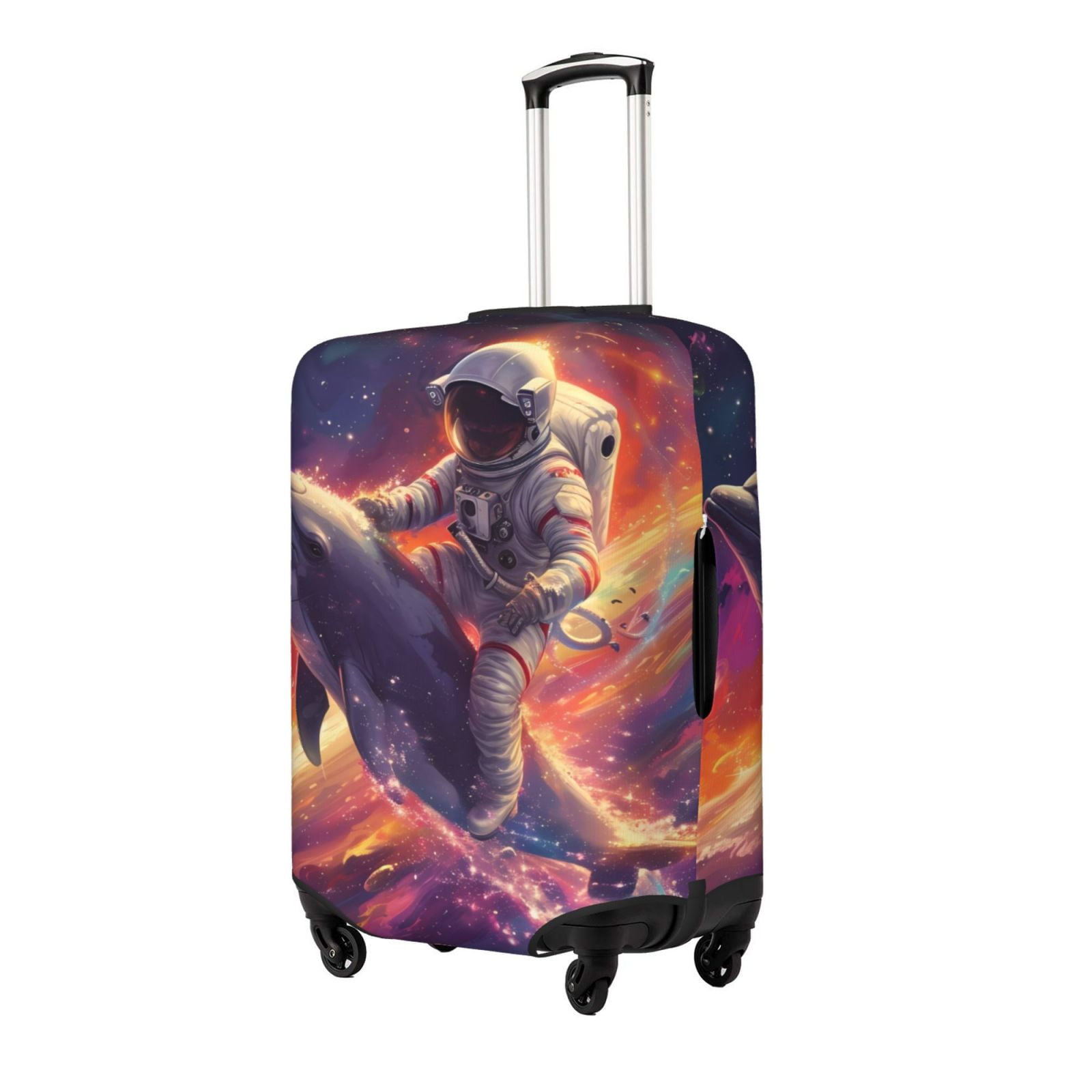 Gukieu Astronaut Dolphin Print Suitcase Protective Cover, Elastic ...