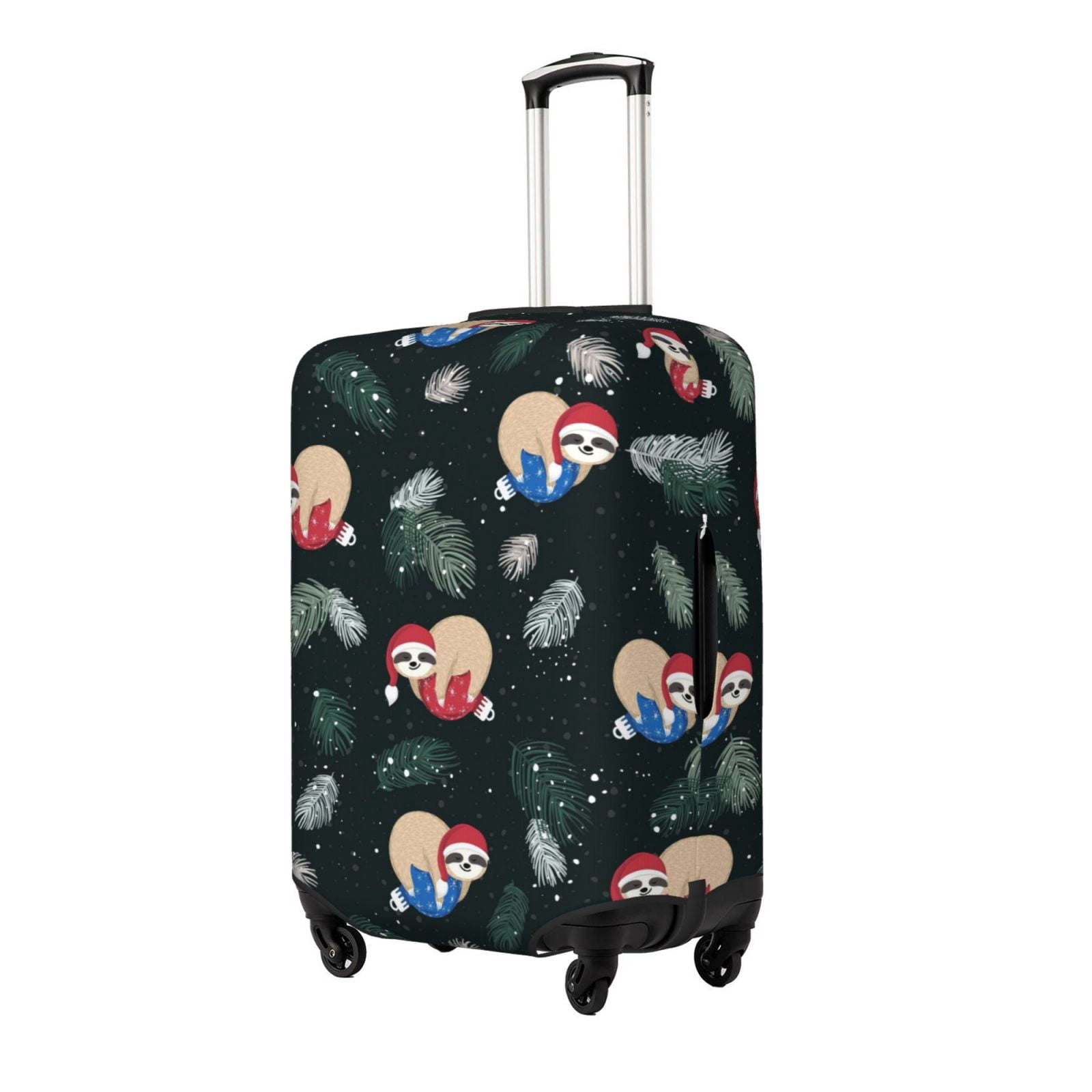 Gukieu Baby Sloths Sleeping On The Christmas Ball Print Suitcase ...