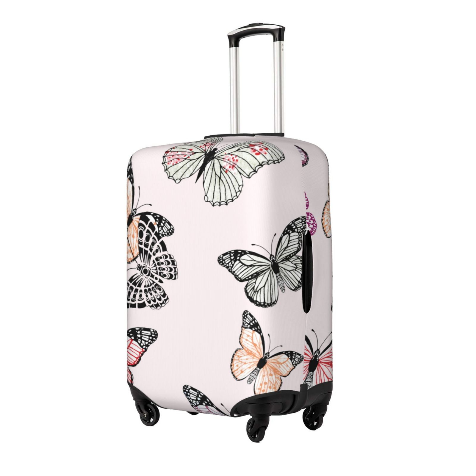 Gukieu Beautiful Butterfly Print Suitcase Protective Cover, Elastic ...