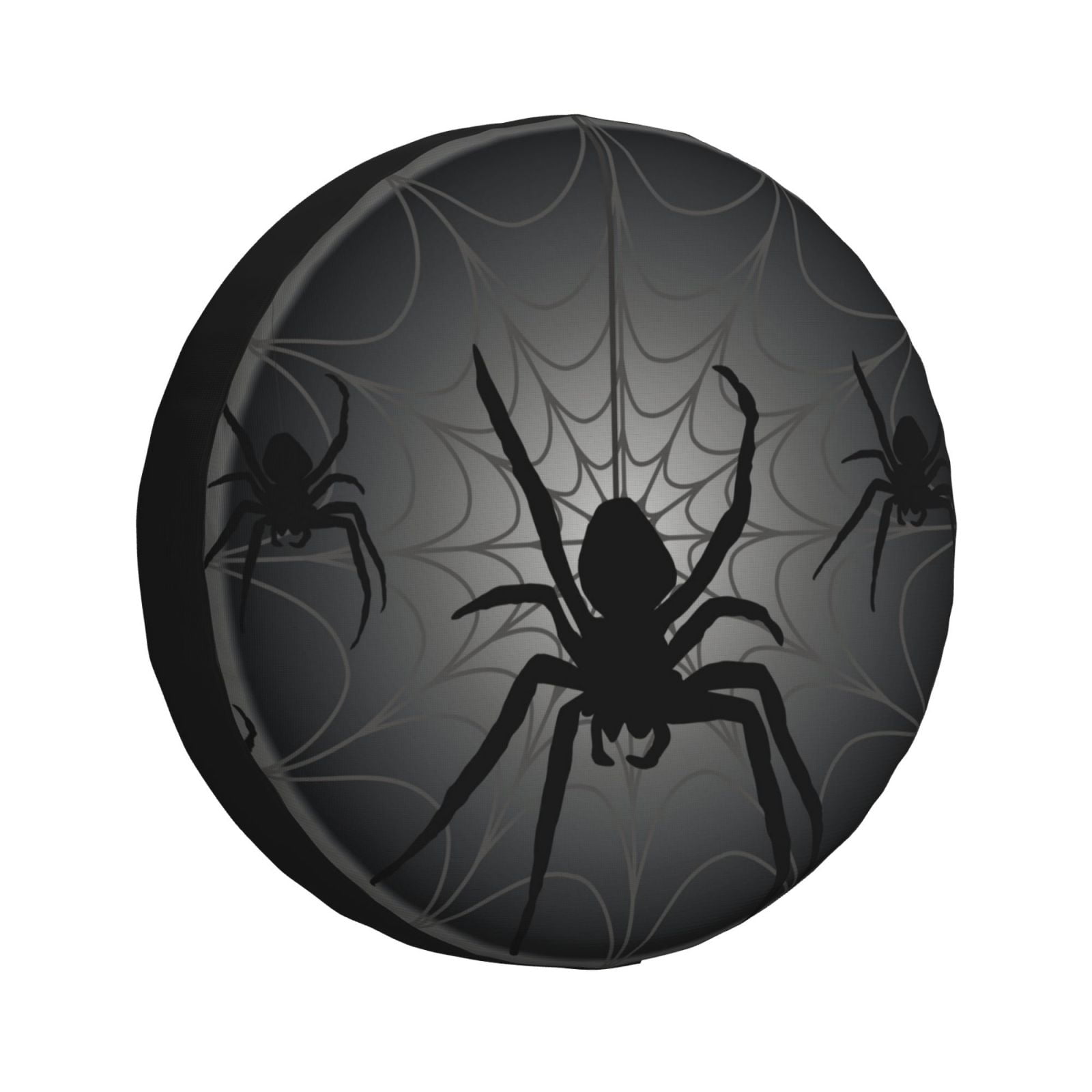 Gukieu Black Spiders Print Car Tire Cover, Adjustable Waterproof and ...
