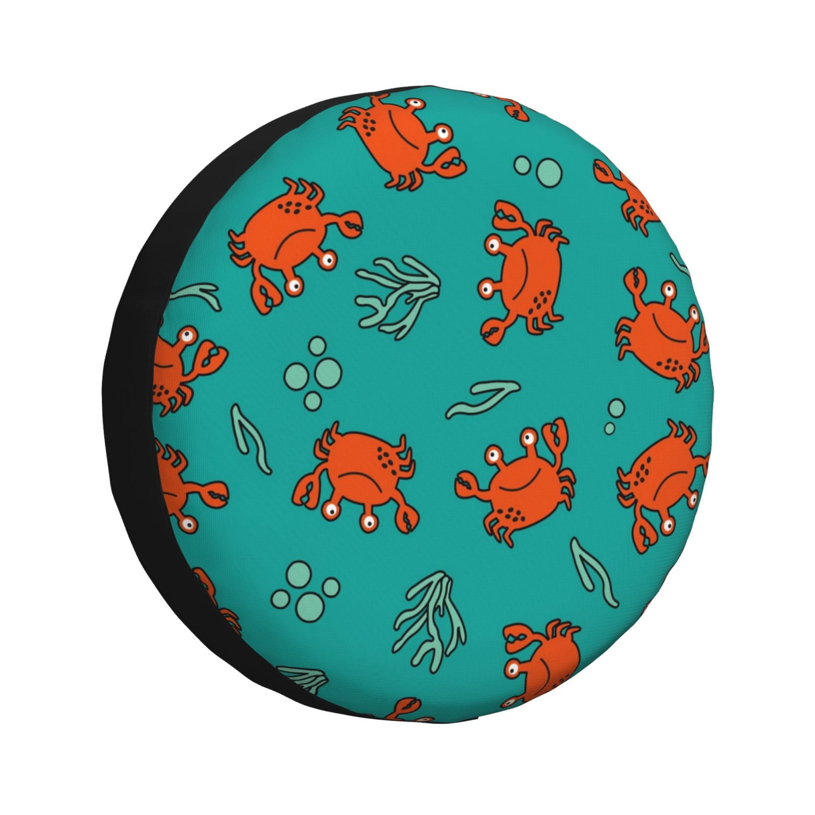 Gukieu Colorful Crab Print Car Tire Cover, Adjustable Waterproof and ...