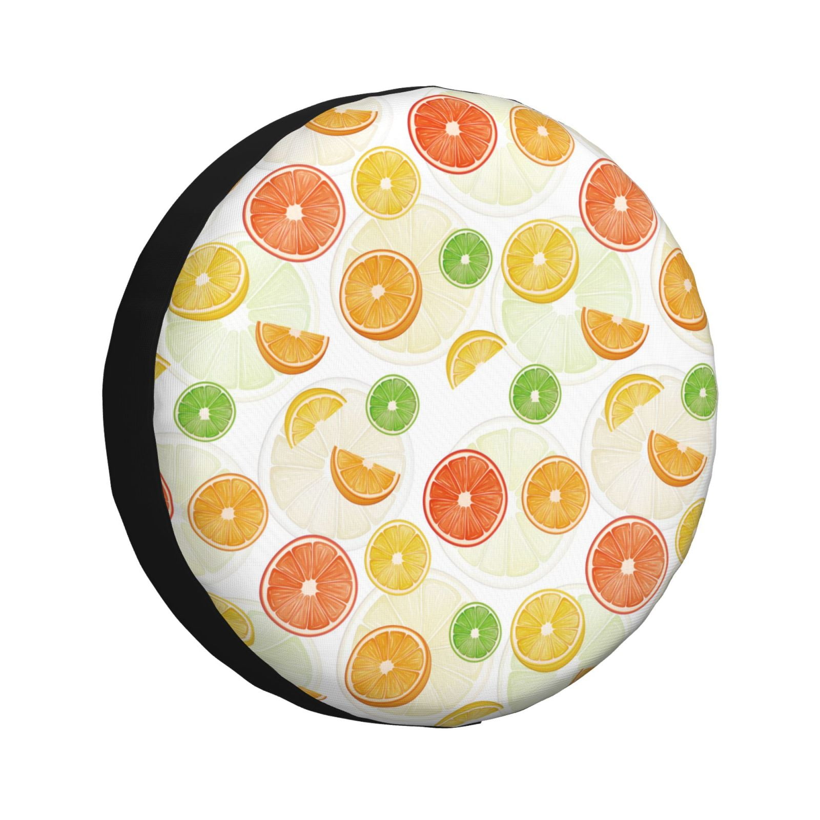 Gukieu Colorful Lemons Print Car Tire Cover, Adjustable Waterproof and ...