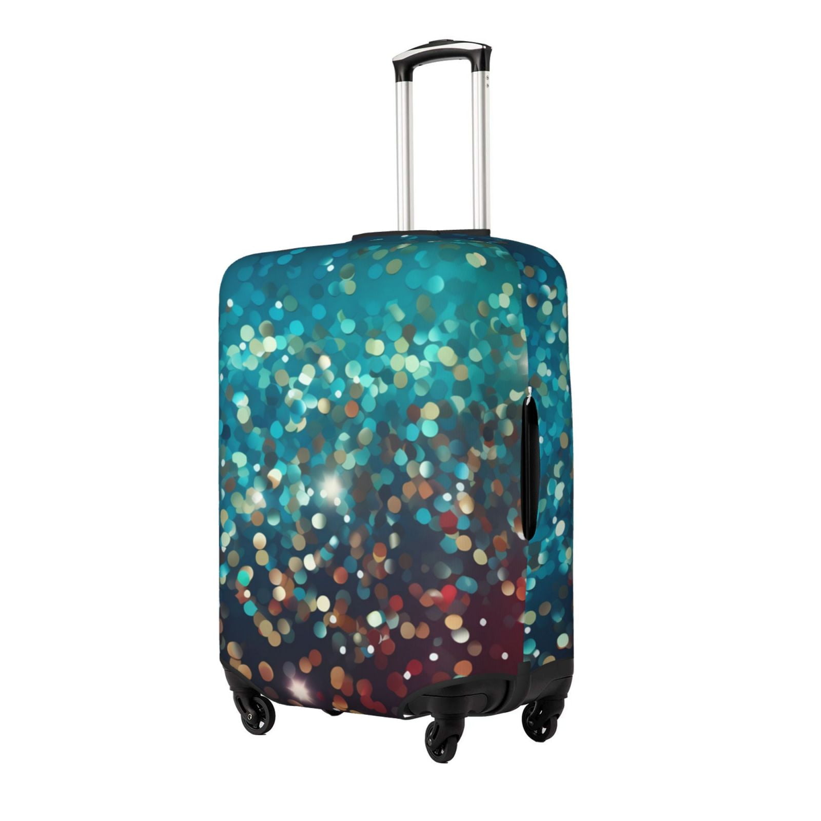 Gukieu Colorful Rainbow Glitter Print Suitcase Protective Cover ...