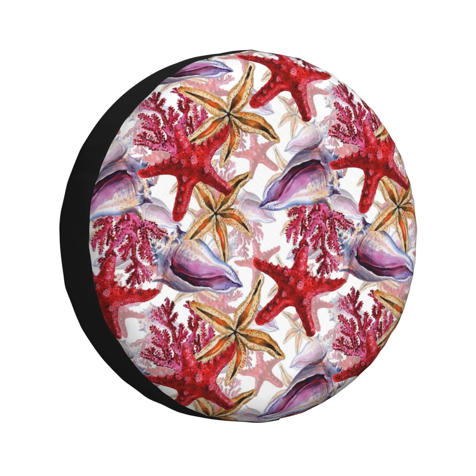 Gukieu Coral Reef Print Car Tire Cover, Adjustable Waterproof and ...