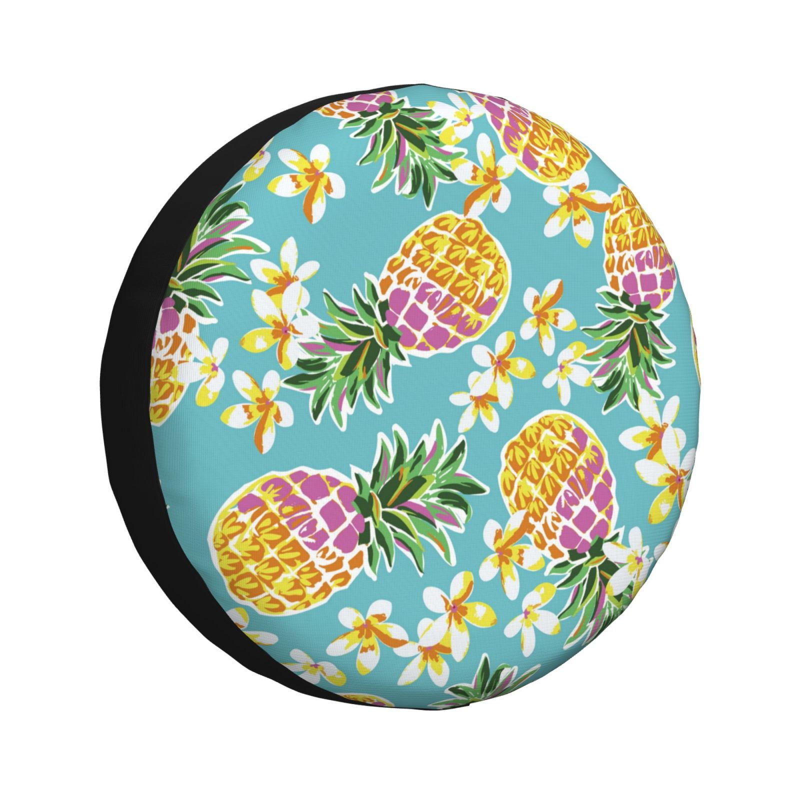 Gukieu Cute Pineapples Print Car Tire Cover, Adjustable Waterproof and ...
