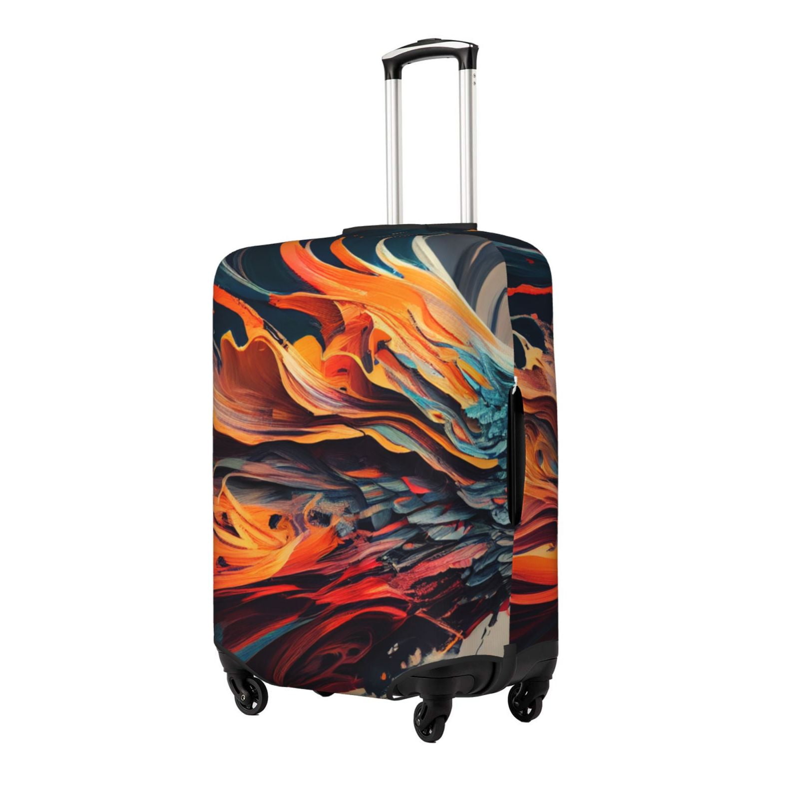 Gukieu Dynamic Fire Bird Art Print Suitcase Protective Cover, Elastic ...