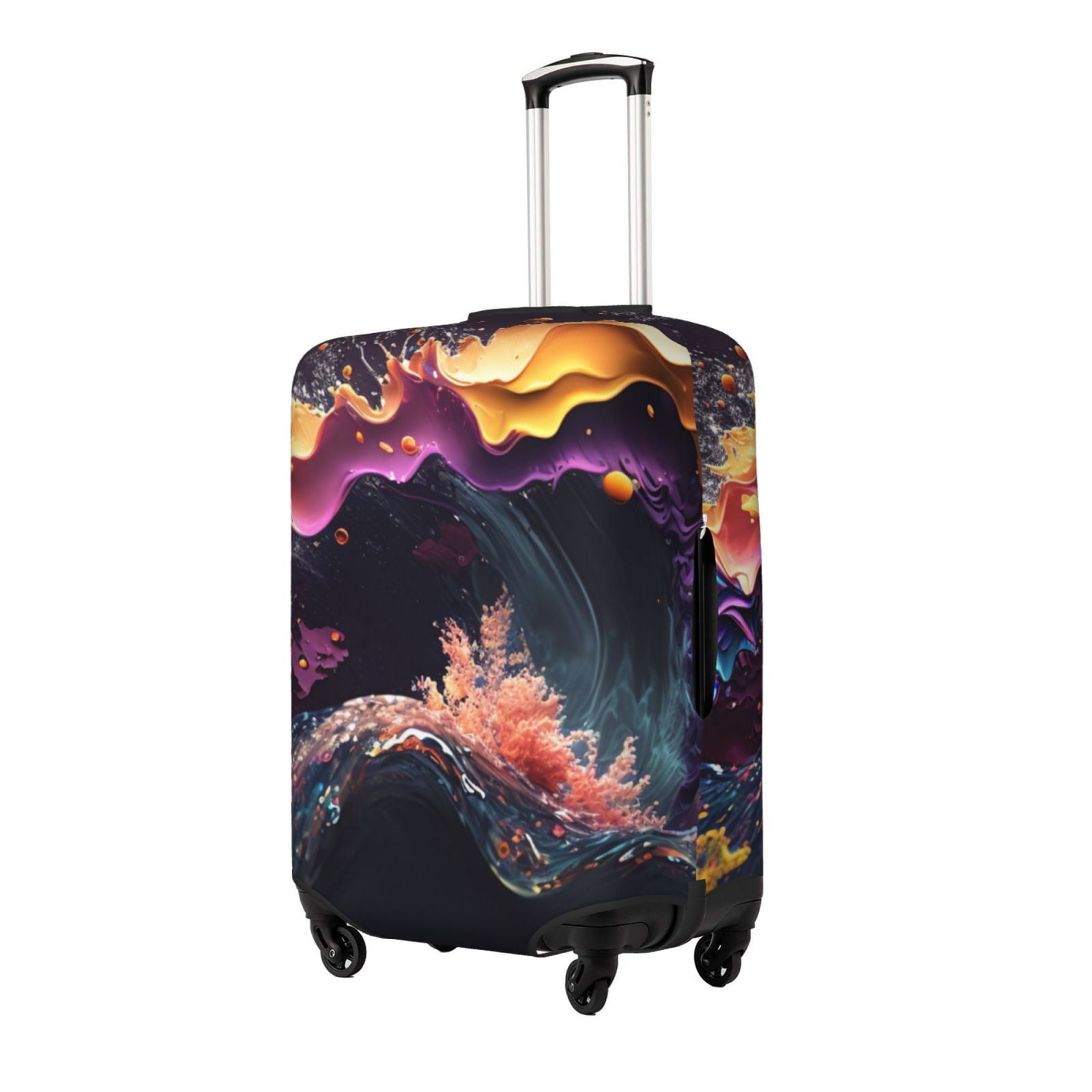 Gukieu Explosive Fluid Splash Art Print Suitcase Protective Cover ...