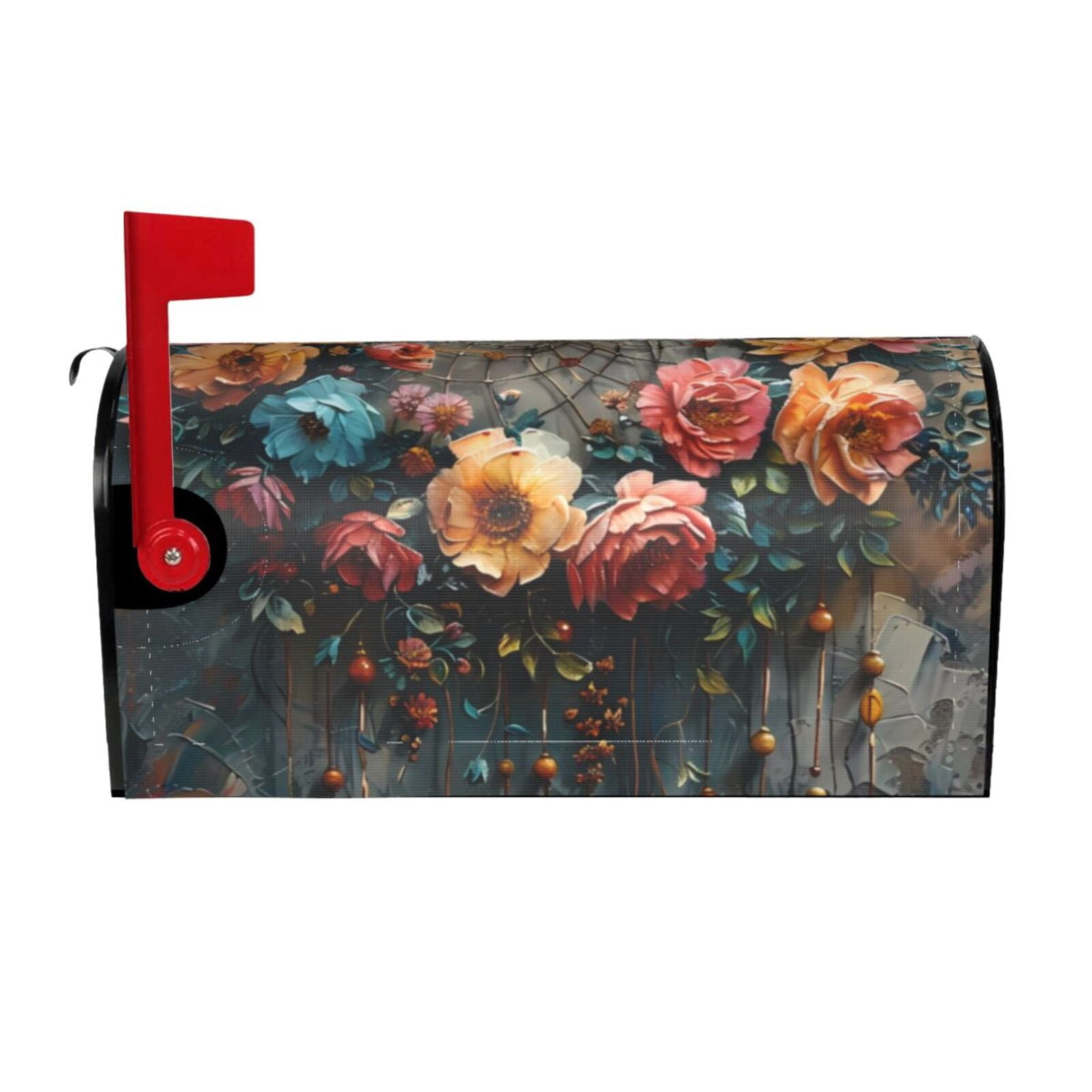Gukieu Floral Dreamcatcher Elegance Print Magnetic Mailbox Cover, Sun ...
