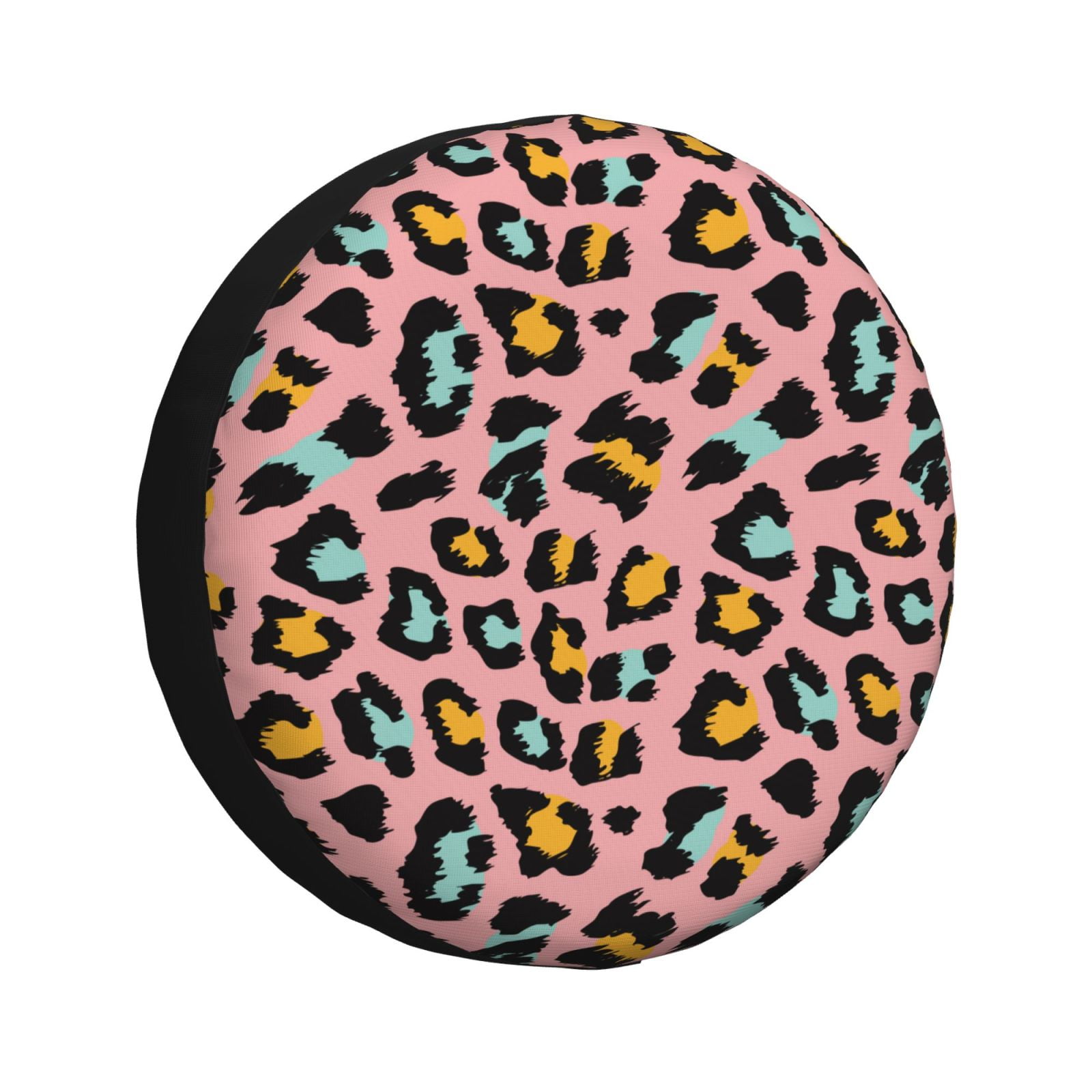 Gukieu Leopard Print Car Tire Cover, Adjustable Waterproof and ...