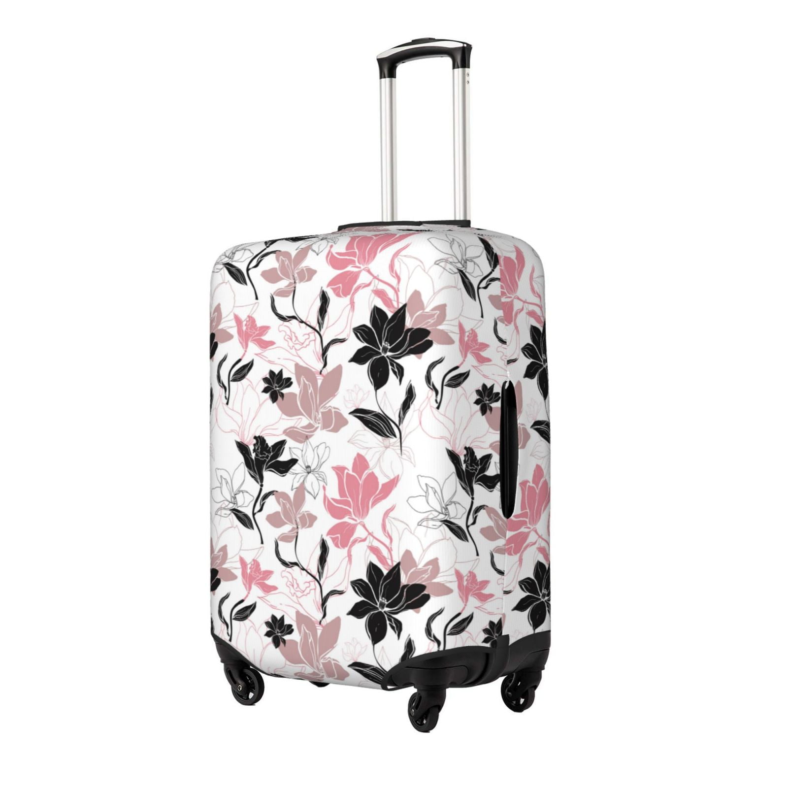 Gukieu Lilies Flowers Print Suitcase Protective Cover, Elastic Zipper ...