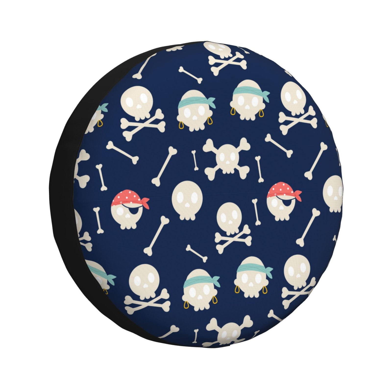 Gukieu Pirate Skulls 1 Print Car Tire Cover, Adjustable Waterproof and ...