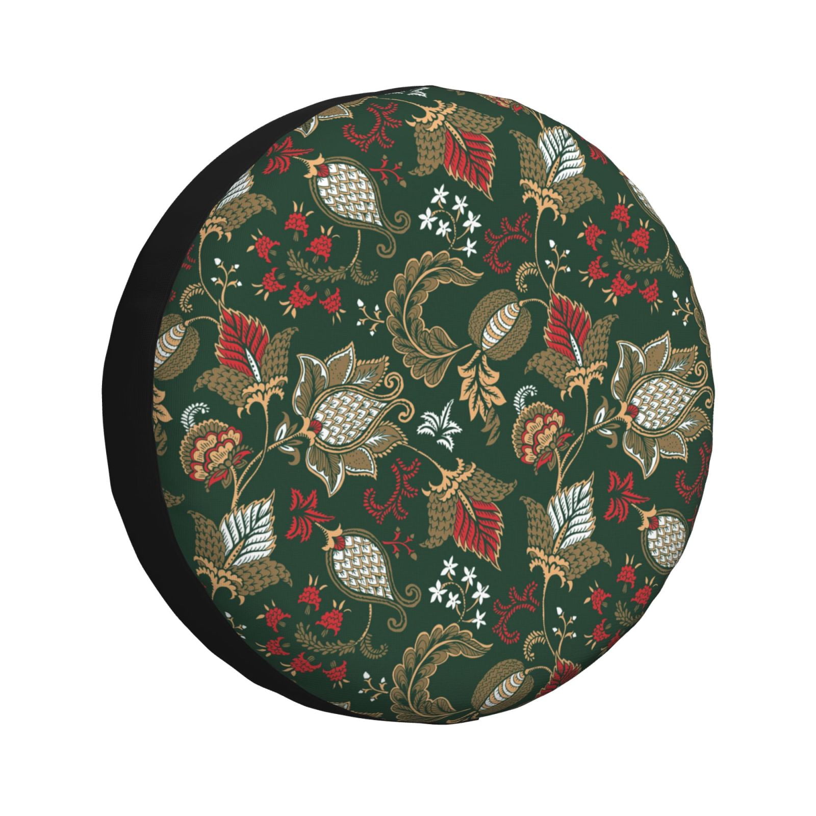 Gukieu Red Leaves Print Car Tire Cover, Adjustable Waterproof and ...