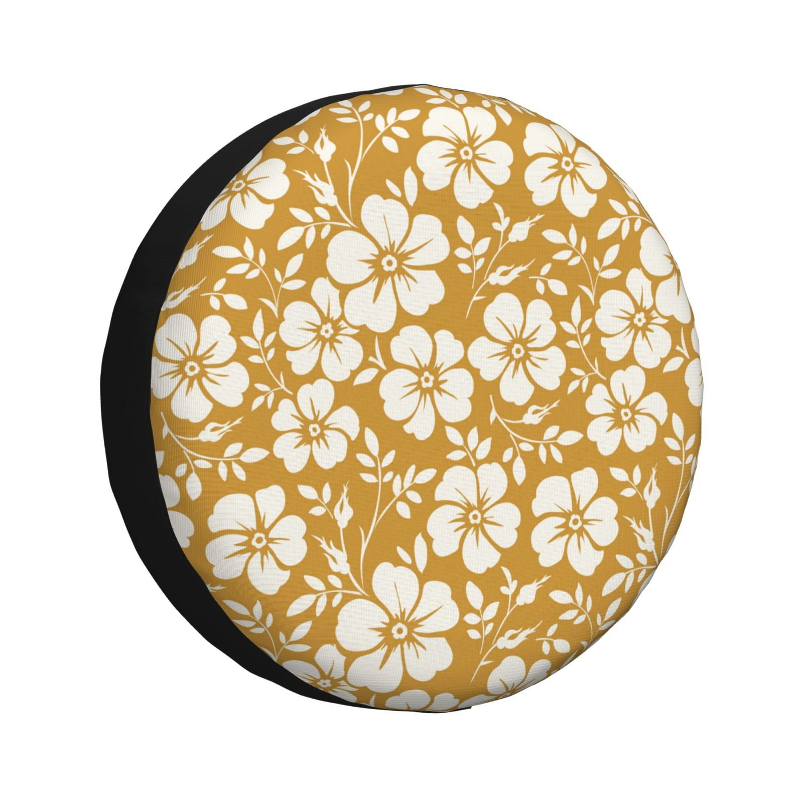 Gukieu Rose Flowers Print Car Tire Cover, Adjustable Waterproof and ...