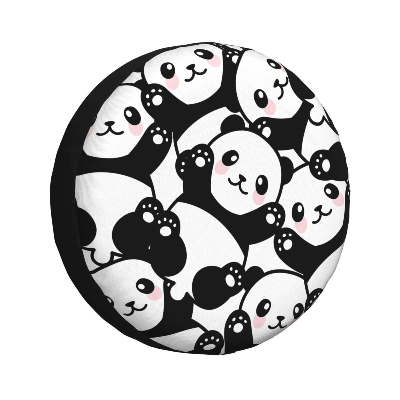 Gukieu Seamless Pattern Cute Panda Print Car Tire Cover, Adjustable ...