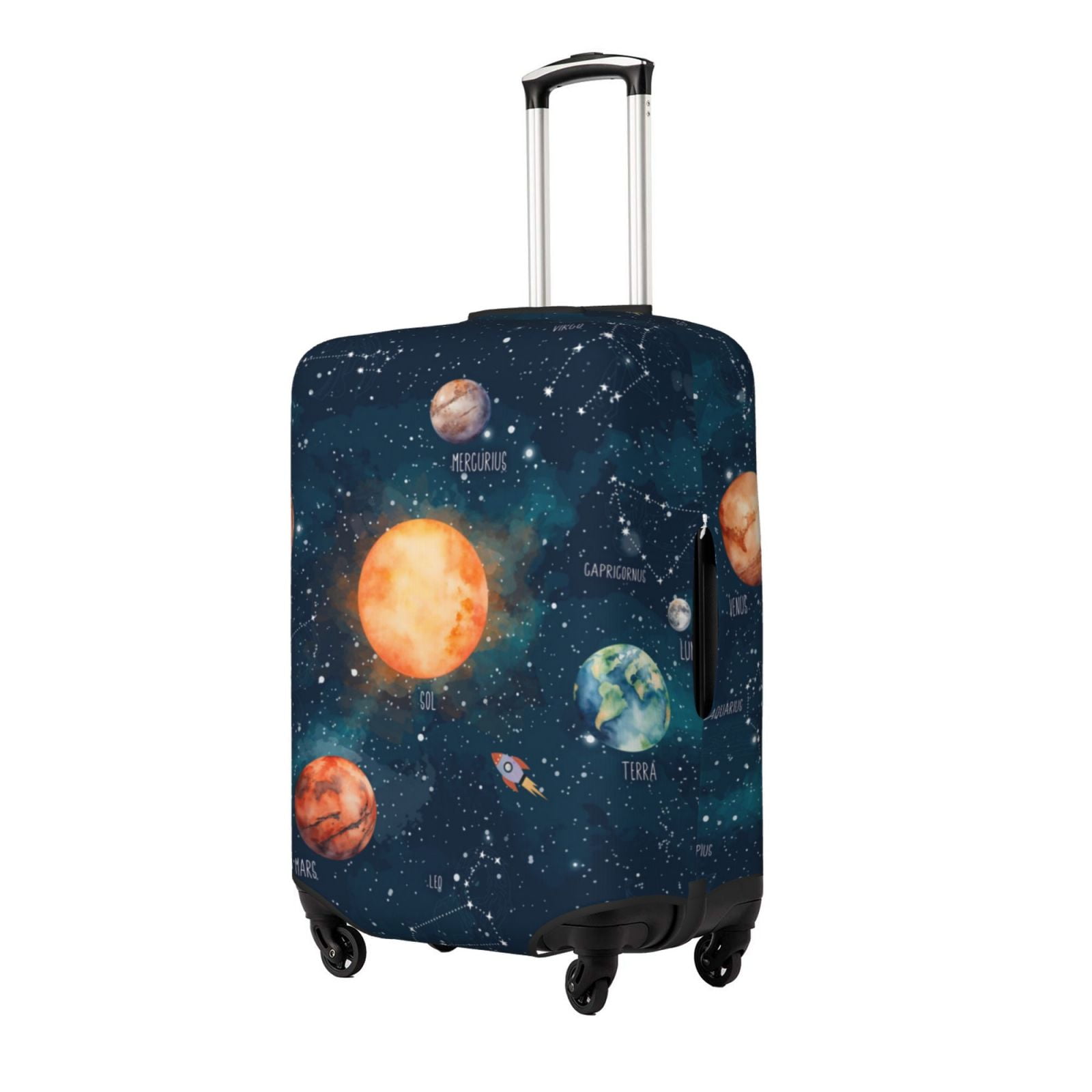 Gukieu Solar System And Planets Print Suitcase Protective Cover ...
